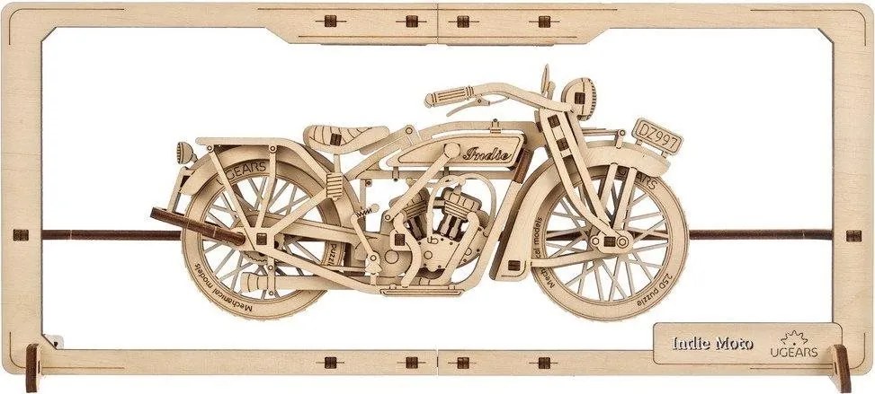 Ugears 3d indie moto 2,5d 42 dílků