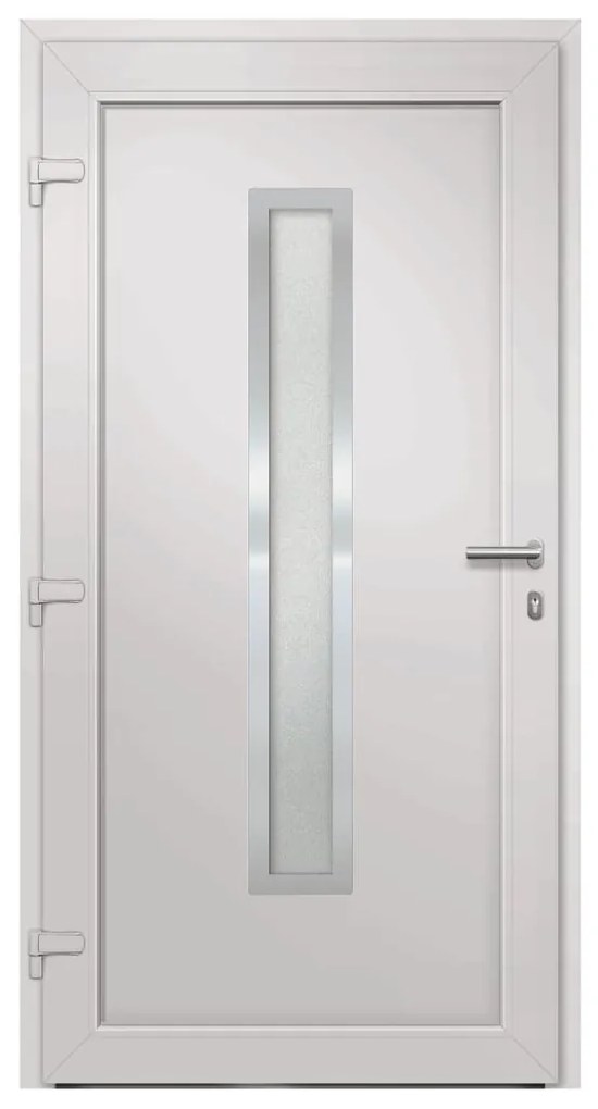 Vchodové dveře bílé 108 x 208 cm,  279228