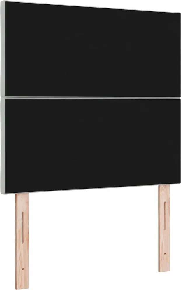 Čelo postele Světle šedá 100 cm samet 3337906
