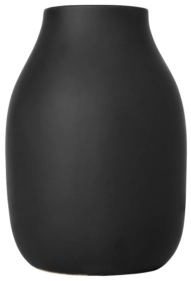 Váza COLORA černá Ø 14 cm BLOMUS