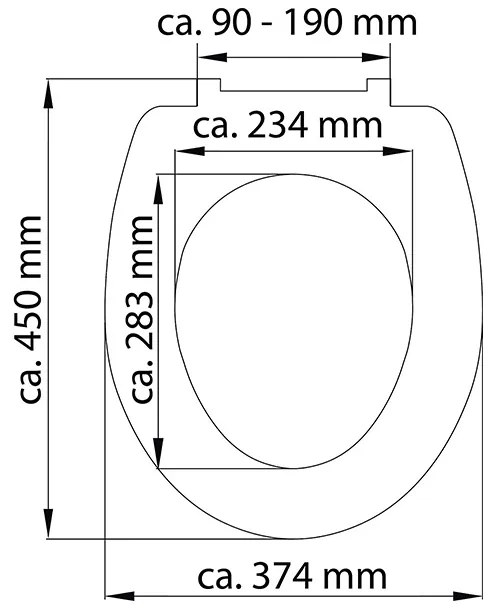 Eisl Sanitär WC prkénko Duroplast Soft Close Broken Glas High Gloss 82585