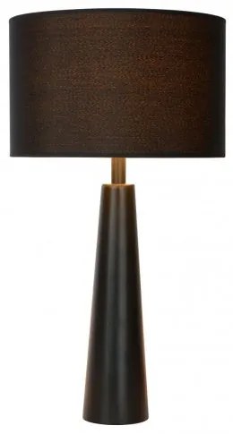 LUCIDE YESSIN Table lamp E27/40W H58cm Black, stolní lampa