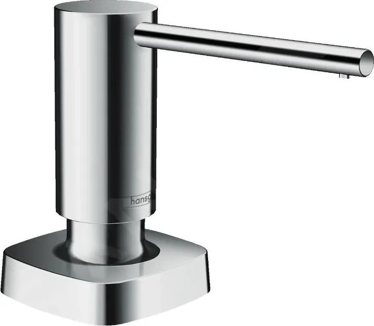 HANSGROHE Hansgrohe, příslušenství, dávkovač mycích prostředků A71, 500 ml, chromová, HAN-40468000