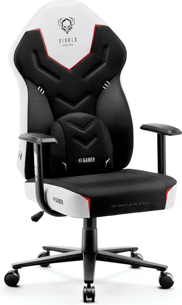 Diablo Chairs - Herní křeslo Diablo X-Gamer 2.0 Normal: Snow White