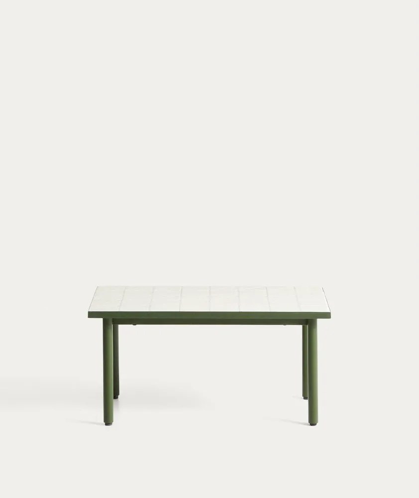 Zahradní stolek s keramickou deskou 51x81 cm Maurina – Kave Home