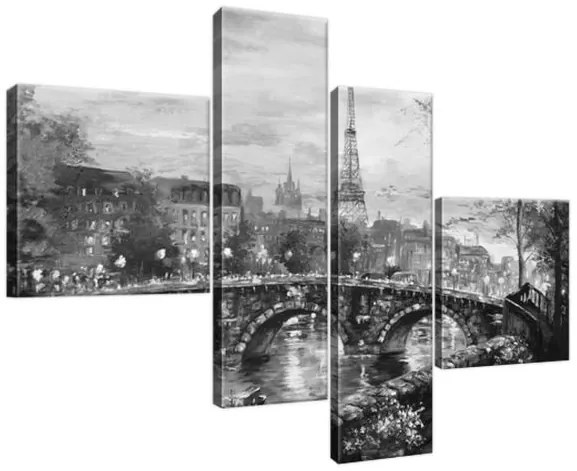 Tištěný obraz Most v Paříži 100x70cm 3569A_4B