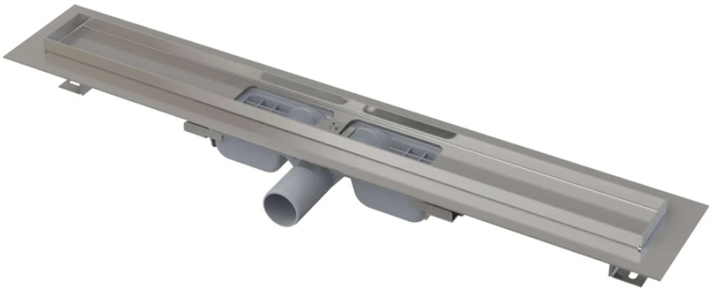 Alca - Sprchový žlab Low 30 cm, s okrajem pro perforovaný rošt, nerez APZ101-300