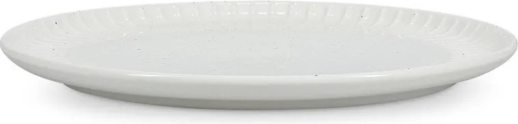Bílý dezertní talíř ø 21 cm Ora Gloss – Salt&Pepper
