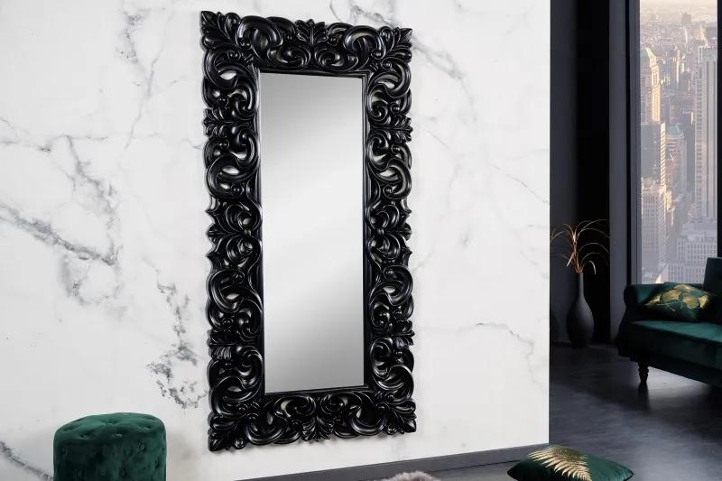 Noble Home Černé nástěnné zrcadlo Venice 180 cm