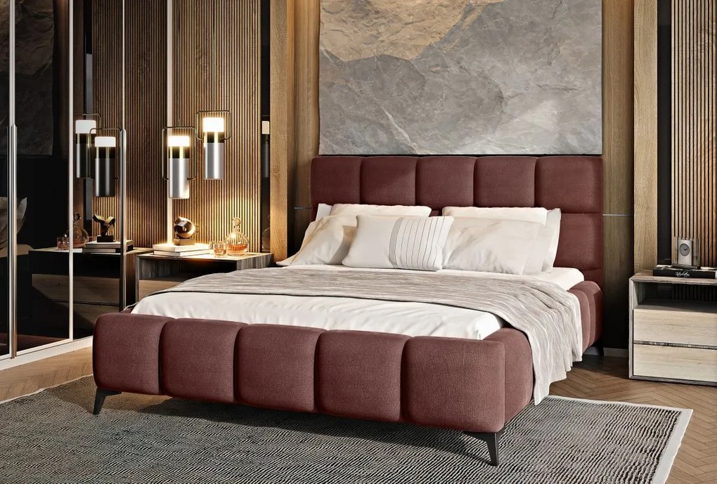 Čalouněná postel MIST - Lukso 24 - 180x200cm