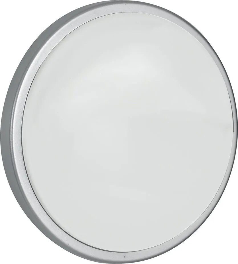FAN LED-EVER-XL SIL Venkovní nástěnné svítidlo LED EVER stříbrná, polykarbonát, 28 W, 3750 lm, 3000/4000 K, IP65, 30 x 7,8 cm - FANEUROPE