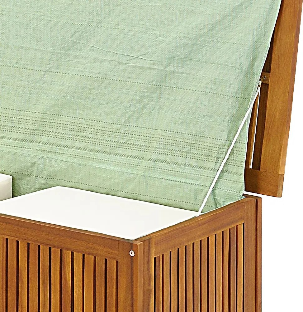 Deuba Dřevěný úložný box 300 L - akát