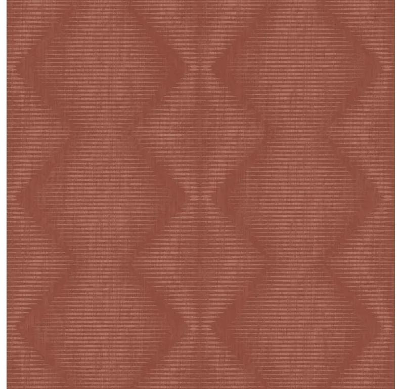 Vliesová tapeta 406474 červená geometrická / Vliesové tapety na zeď Denzo (0,53 x 10,05 m) Rasch