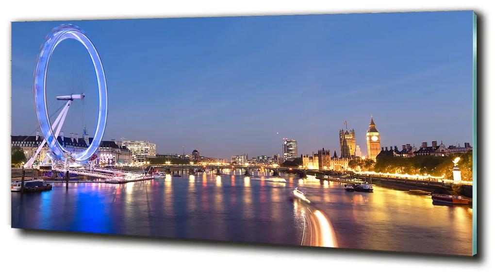 Fotoobraz na skle Londoy Eye Londýn