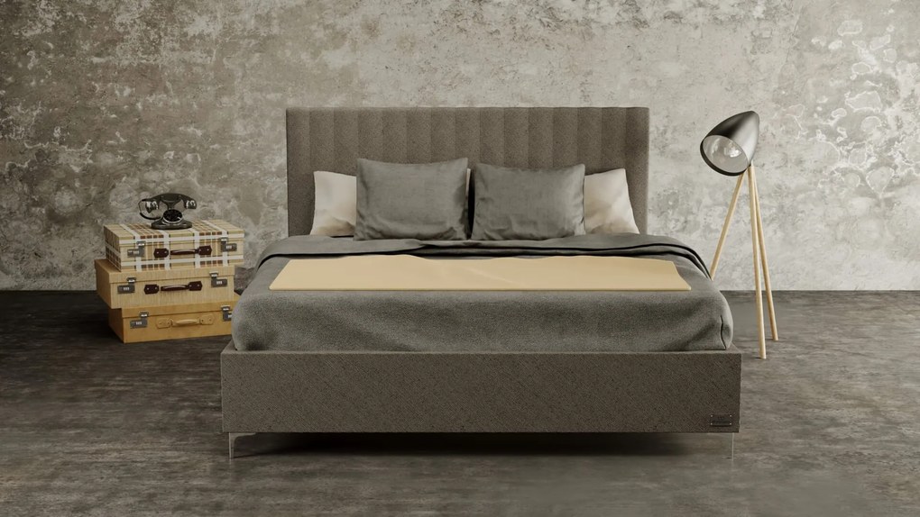 Materasso Čalouněná postel BELLATRIX boxspring ROZMĚR: 2x (100x200) cm - boxspring