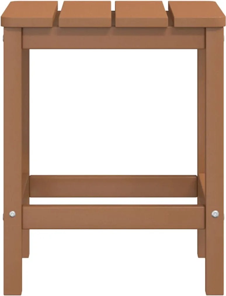 Zahradní stolek Adirondack hnědý 38 x 38 x 46 cm HDPE 318643
