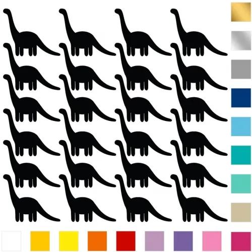 Pastelowe love Samolepka na zeď Dinosaurus Barva: Stříbrná 090