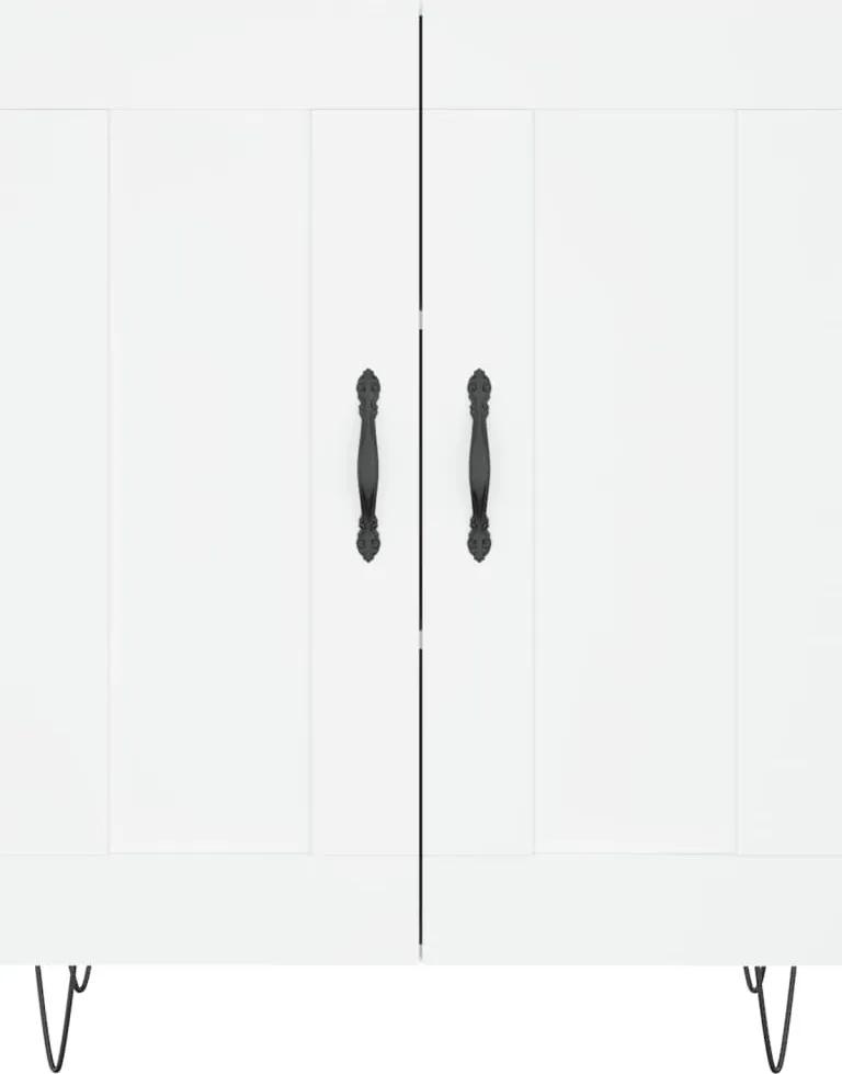 vidaXL Skříň highboard 69,5 x 34 x 180 cm kompozitní dřevo [3198079] Barva: Bílá
