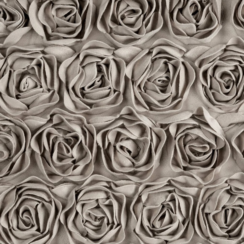 ZATEMŇOVACÍ ZÁVĚS NA KROUŽCÍCH EVA MINGE ROSES13 140X250 CM BÉŽOVÁ