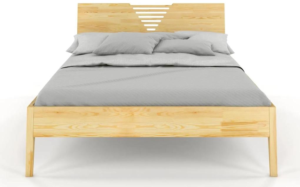 Zvýšená postel Wolomin - borovice   , Borovice přírodní, 160x200 cm