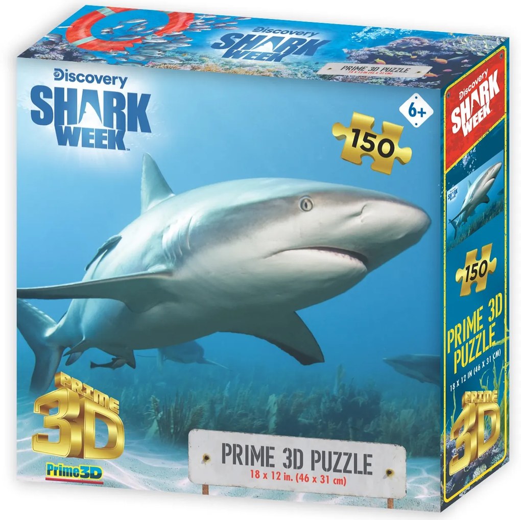 PRIME 3D PUZZLE - Karibský útesový žralok 150 ks