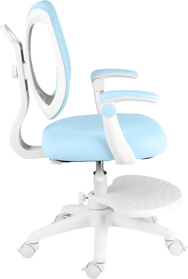 Dětská rostoucí židle Neoseat JUNI 022 — látka, pratelný potah, modrá
