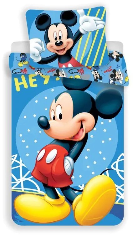 JERRY FABRICS Povlečení Mickey Hey Bavlna 140/200, 70/90 cm (ST-078927)