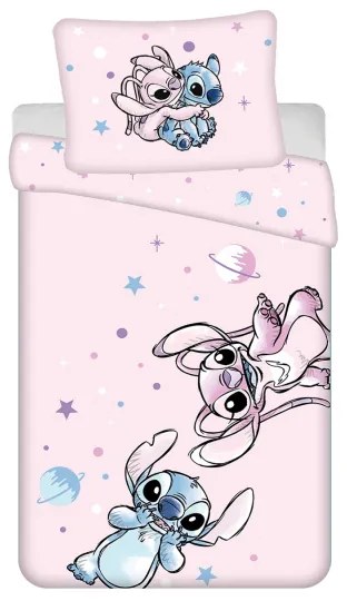 Jerry Fabrics Povlečení Lilo a Stitch Universe 140x200, 70x90 cm