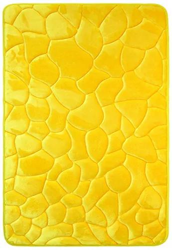 BO-MA Koupelnová předložka 0133 yellow BARVA: Žlutá, ROZMĚR: 50x80 cm