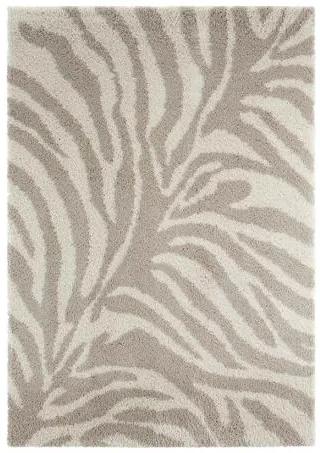 Kusový koberec SHAGGY XSH-362 Zebra 80x150 cm