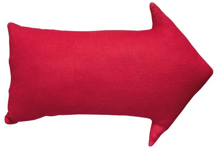 SCANquilt pletený polštářek NORTH POLE červenobílá vánoční dekorace
