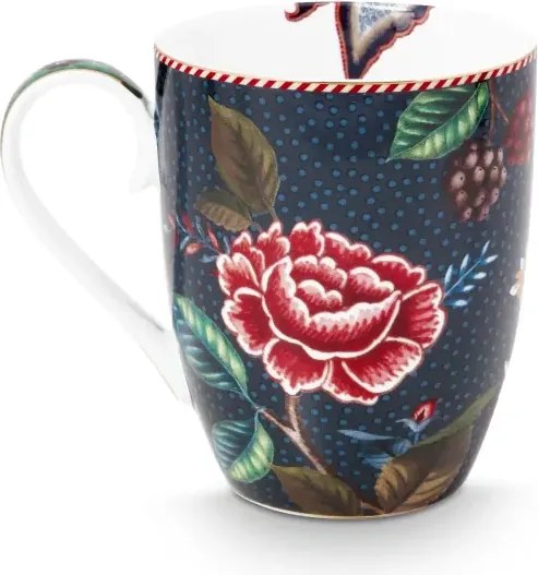 Pip Studio Berry Blues sada 2ks hrnků 350ml, modrá (Sada dvou kusů hrnků 350ml)