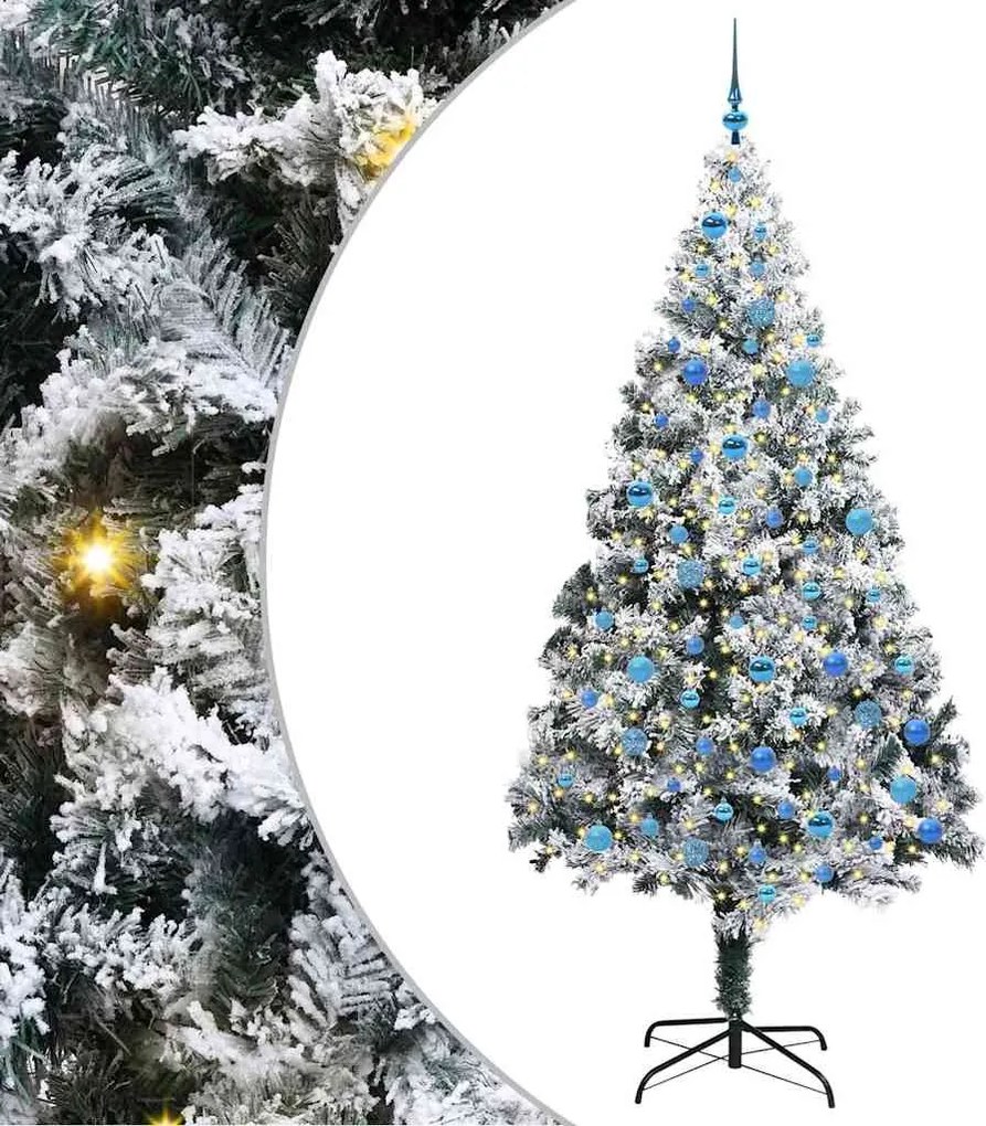 Umělý vánoční stromeček Bílá 240 cm PVC, ocel a plast 3396987
