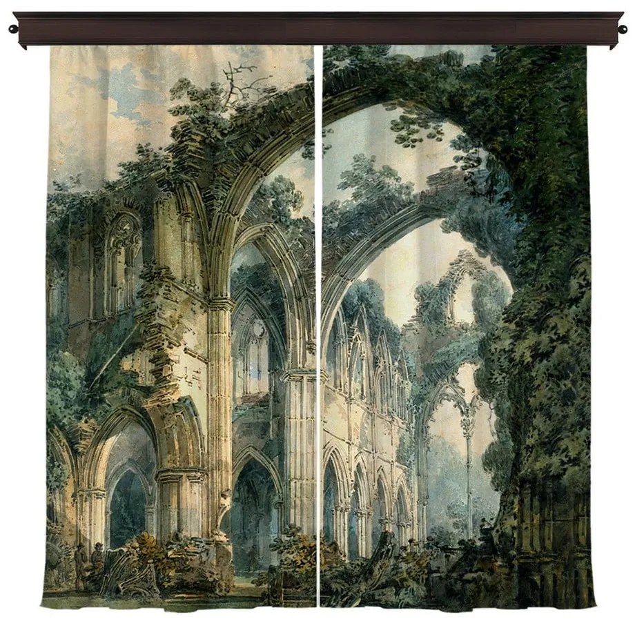 Sada 2 závěsů Curtain Runna, 140 x 260 cm