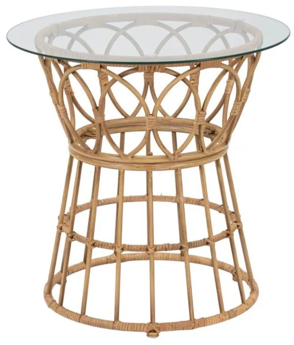 Designový konferenční stolek Gennipha 50 cm hnědý