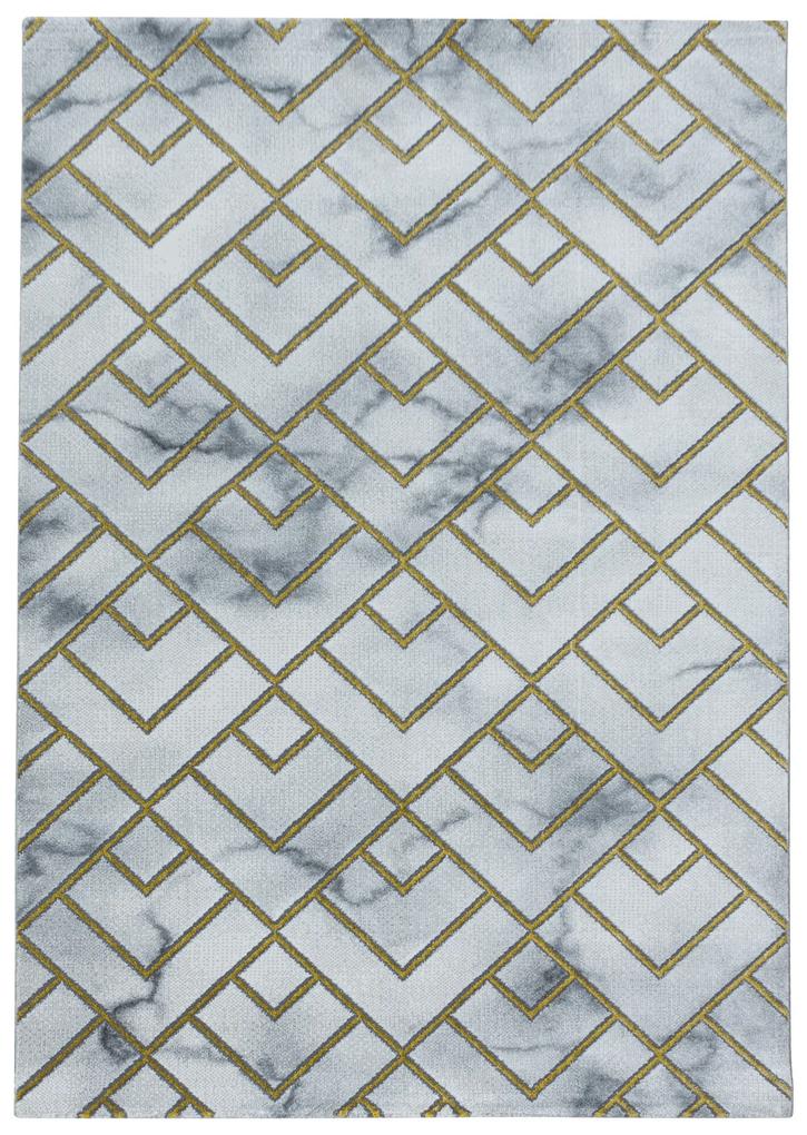 Ayyildiz Kusový koberec NAXOS 3813, Zlatá Rozměr koberce: 140 x 200 cm
