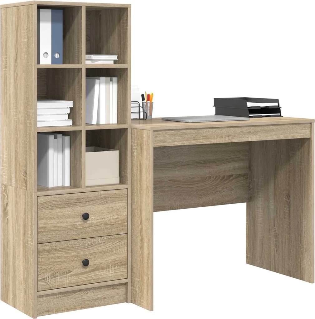Stůl Sonoma dub 135,5 x 50 x 127 cm 2 ks 3337363