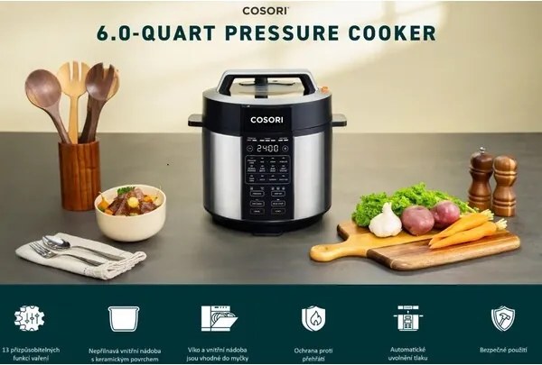 Cosori Multicooker CMC 5.7L Stříbrná