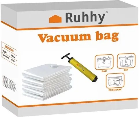 Zaparkorun Set vakuových sáčků 50x70 cm - 10 ks + odsávačka na vzduch