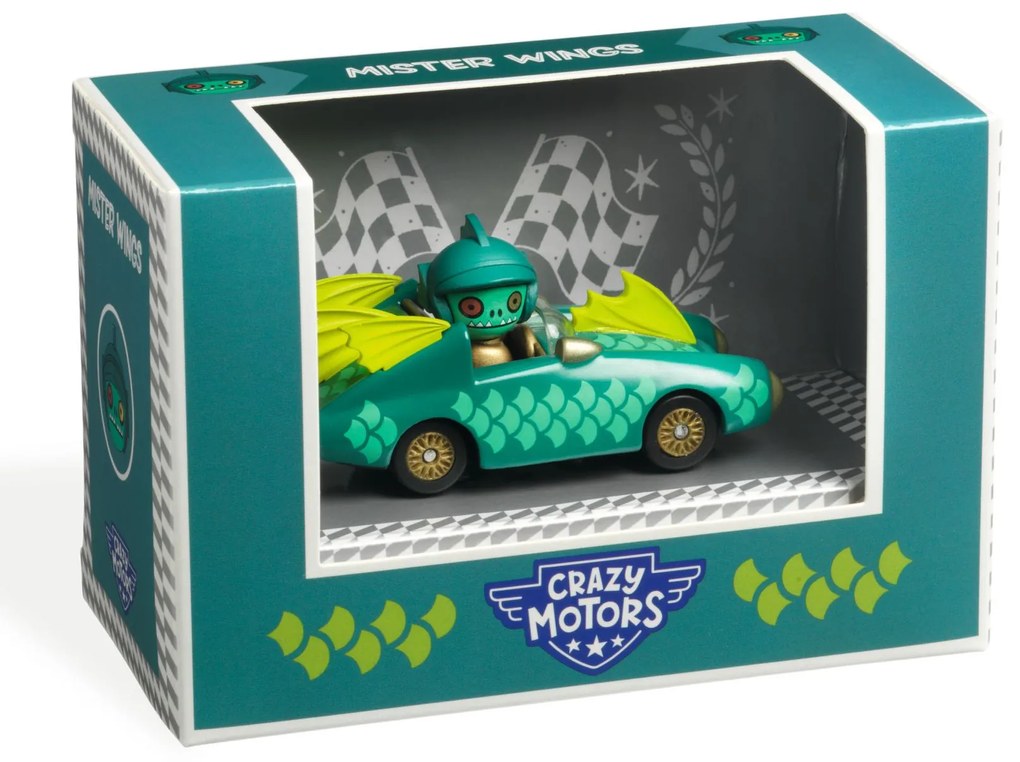 Balíček Crazy Motors - Hurry Police & Visitor X & Red skull & Dragon Fire & Mister Wings