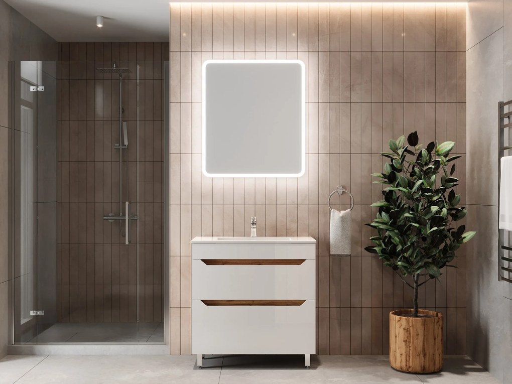 Lavedo Neo Wotan Oak 80 koupelnová skříňka s umyvadlem