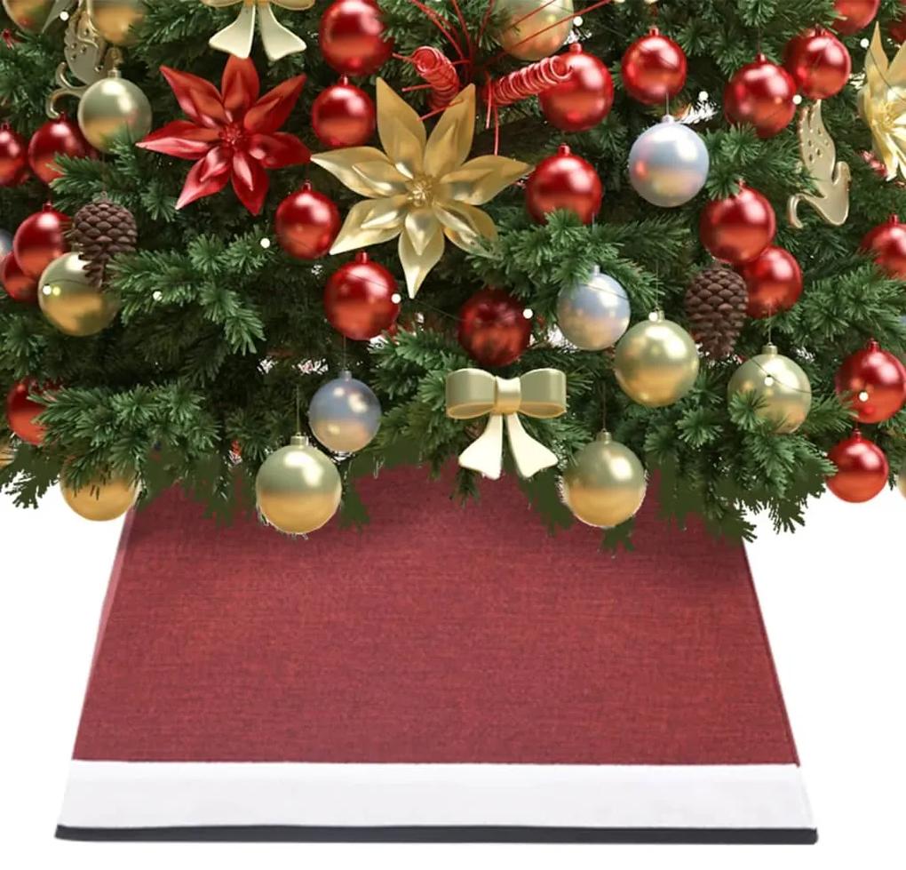 Podložka pod vánoční stromek červená a bílá  48 x 48 x 25 cm - Default Title