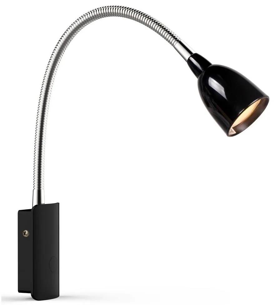 Markslöjd | Markslöjd 105940 - LED Nástěnná lampička TULIP LED/2,5W/230V černá | ML1028