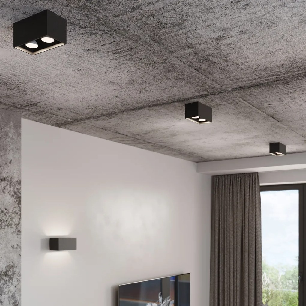 Sollux Lighting Stropní svítidlo QUAD černé