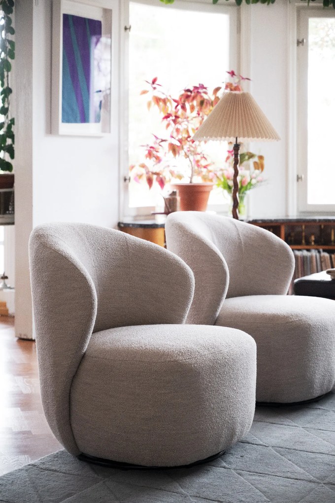 Rowico Home, Otočné křeslo ROSELAWN | světle béžová
