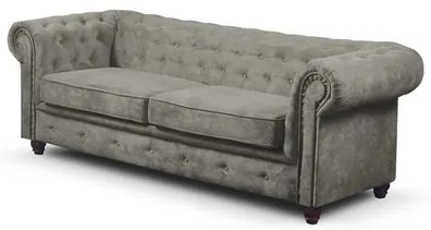 Rozkládací pohovka Infinity Chesterfield III Zelená