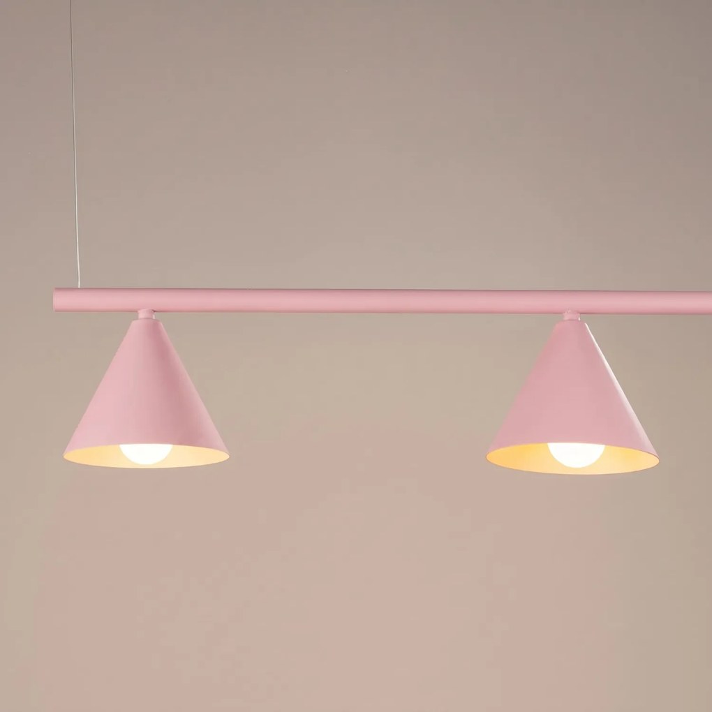 Sollux Lighting Lustr NOX 4L růžový