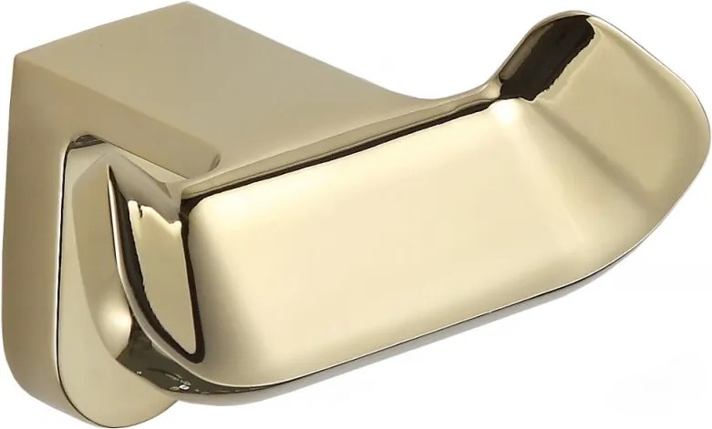 Mexen příslušenství, Lea držák na ručníky 2-háček, zlatá, 7026035-50