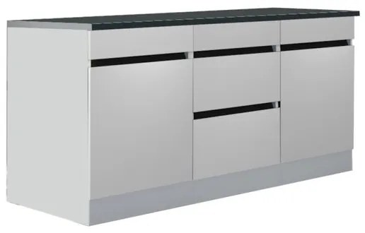 Kuchyňská protilinka Trixy bílá 150 cm