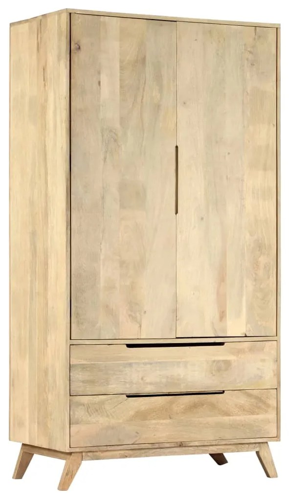 Šatní skříň - masivní mangovníkové dřevo | 100x55x190 cm